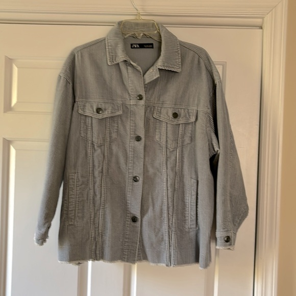 Zara | Jackets & Coats | Zara Corduroy Shacket | Poshmark